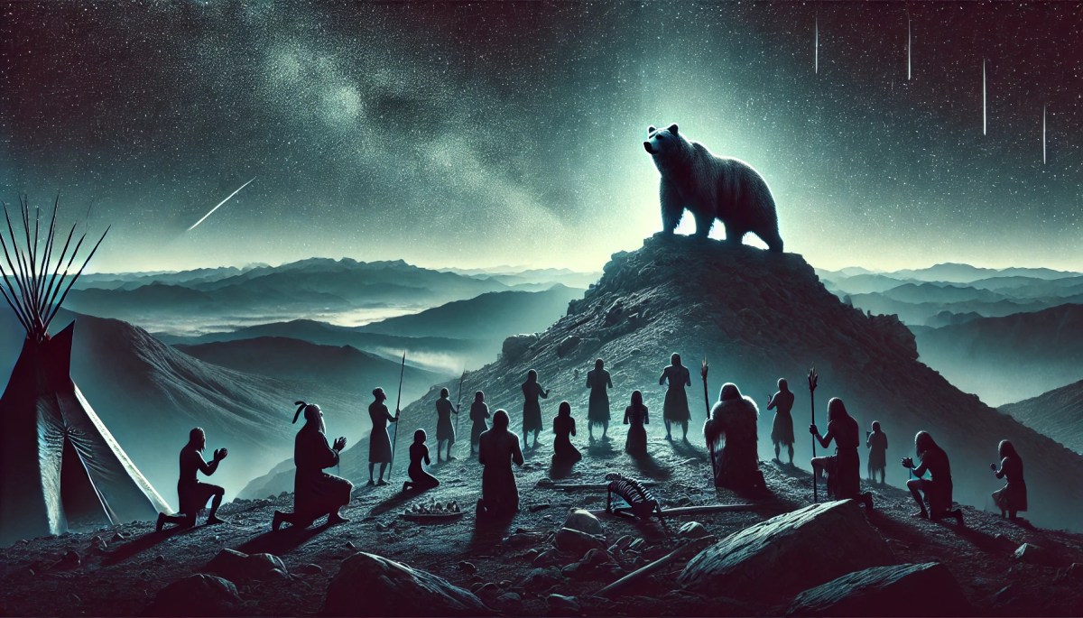 A Comet, a Crescent Moon, and the Myth of the Great Bear – Star Trails ...